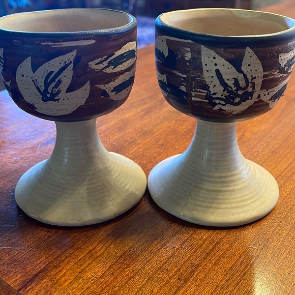 Pacific Stoneware | Dining | Vintage Stoneware Goblets From Bennett ...